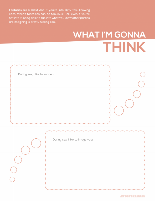 You Need Help Here Is A Worksheet To Help You Talk To Partners About Sex Autostraddle