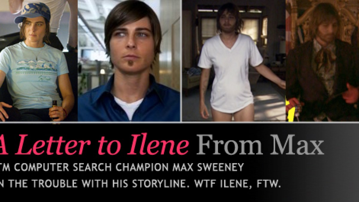 A Letter to Ilene Chaiken From Trans Computer Search Champion Max ...