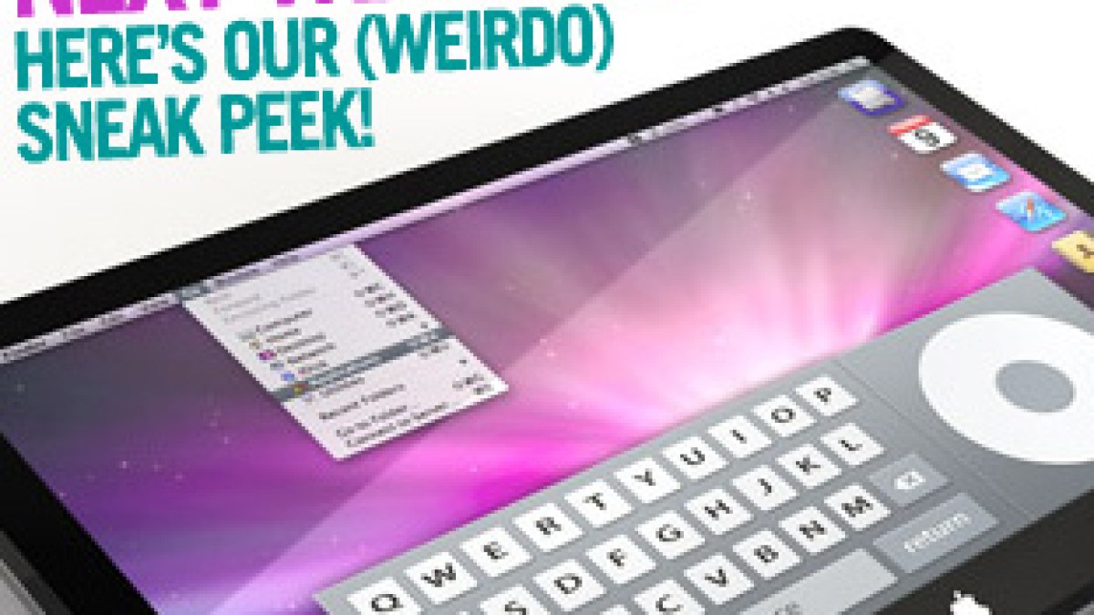 Apple Tablet to Debut Next Wednesday?! Here’s Our (Weirdo) Sneak Peek ...