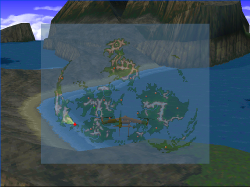 Overworld map hard to see? :: FINAL FANTASY VII General Discussions