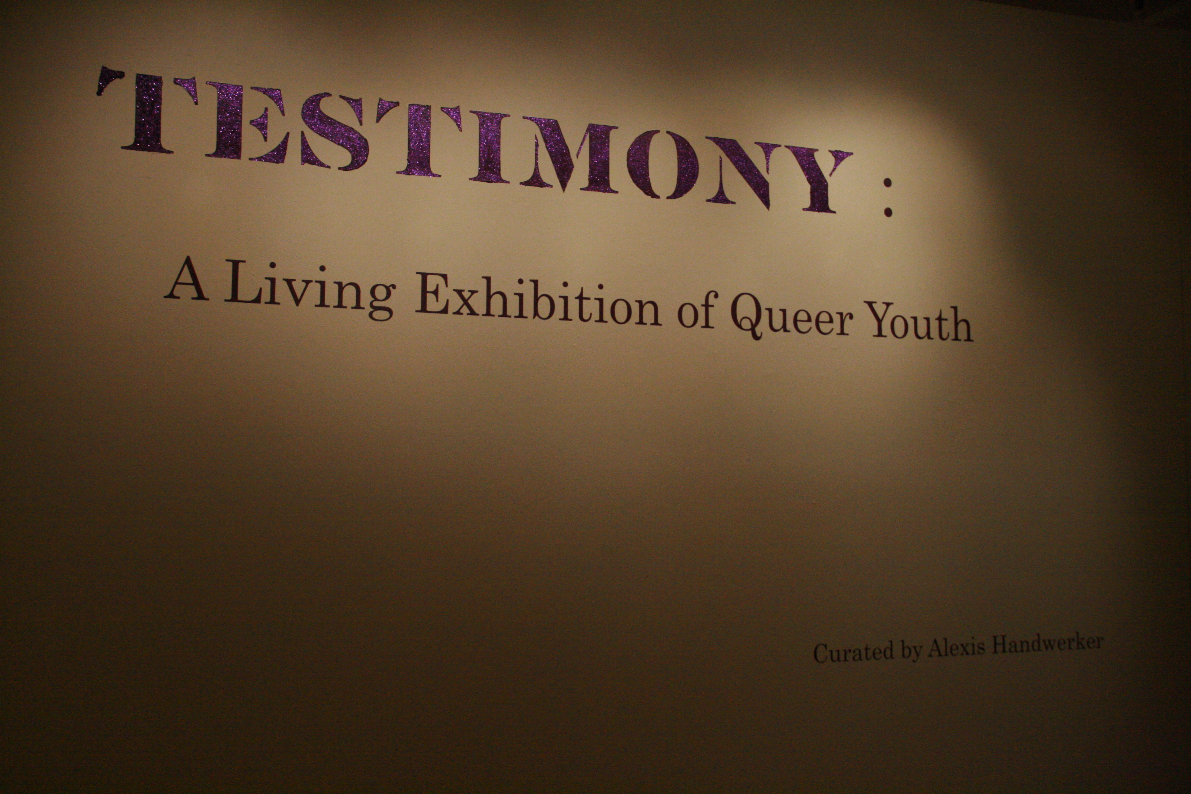 TESTIMONY Exhibition Gets Born, Tells The Story Of Being Young And ...