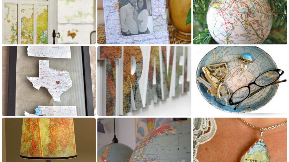 Make A Thing: Things To Make With Maps and Globes | Autostraddle