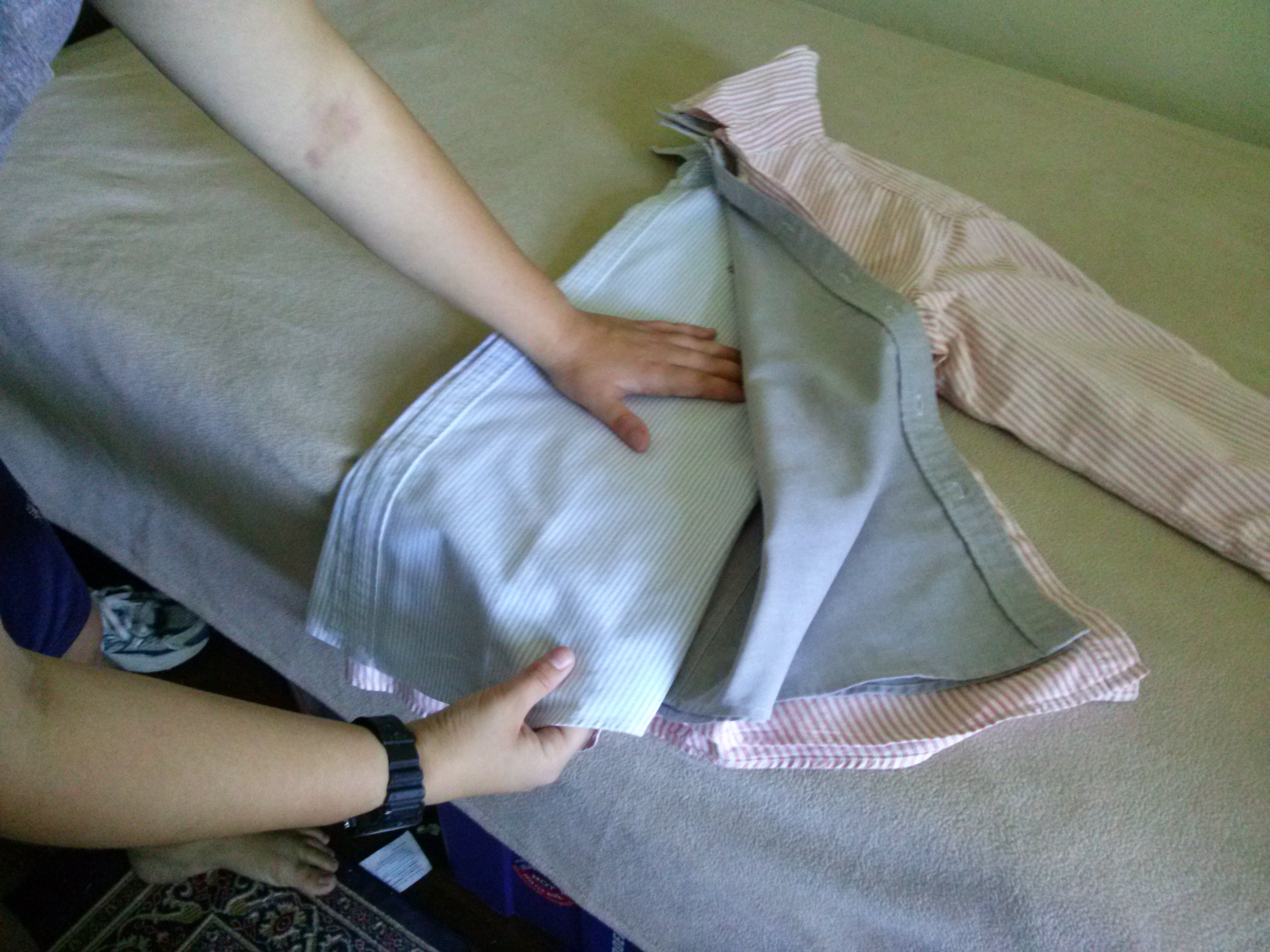 How to Pack Dress Shirts | Autostraddle