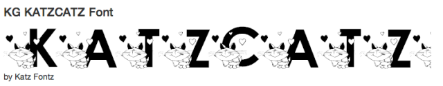 30 Cat Fonts, Because Those Exist | Autostraddle
