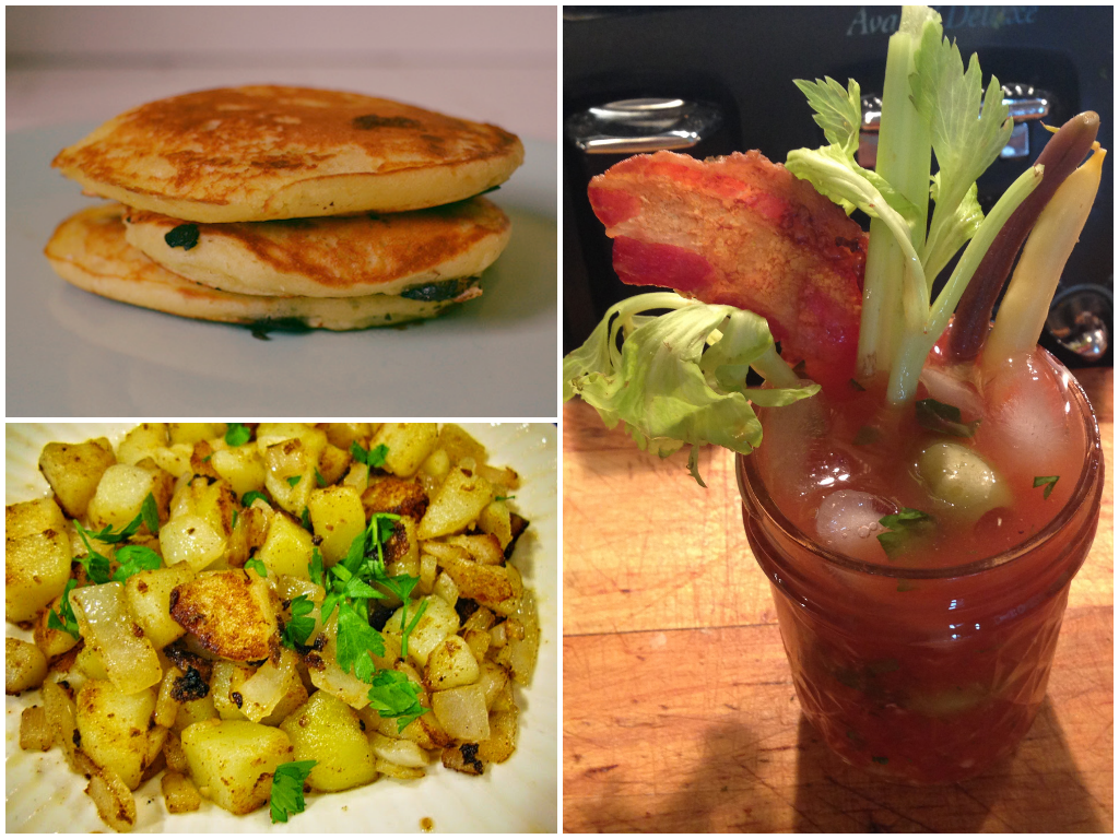 Essential Brunch Recipes: Fluffy Pancakes, Home Fries and a Bacon ...
