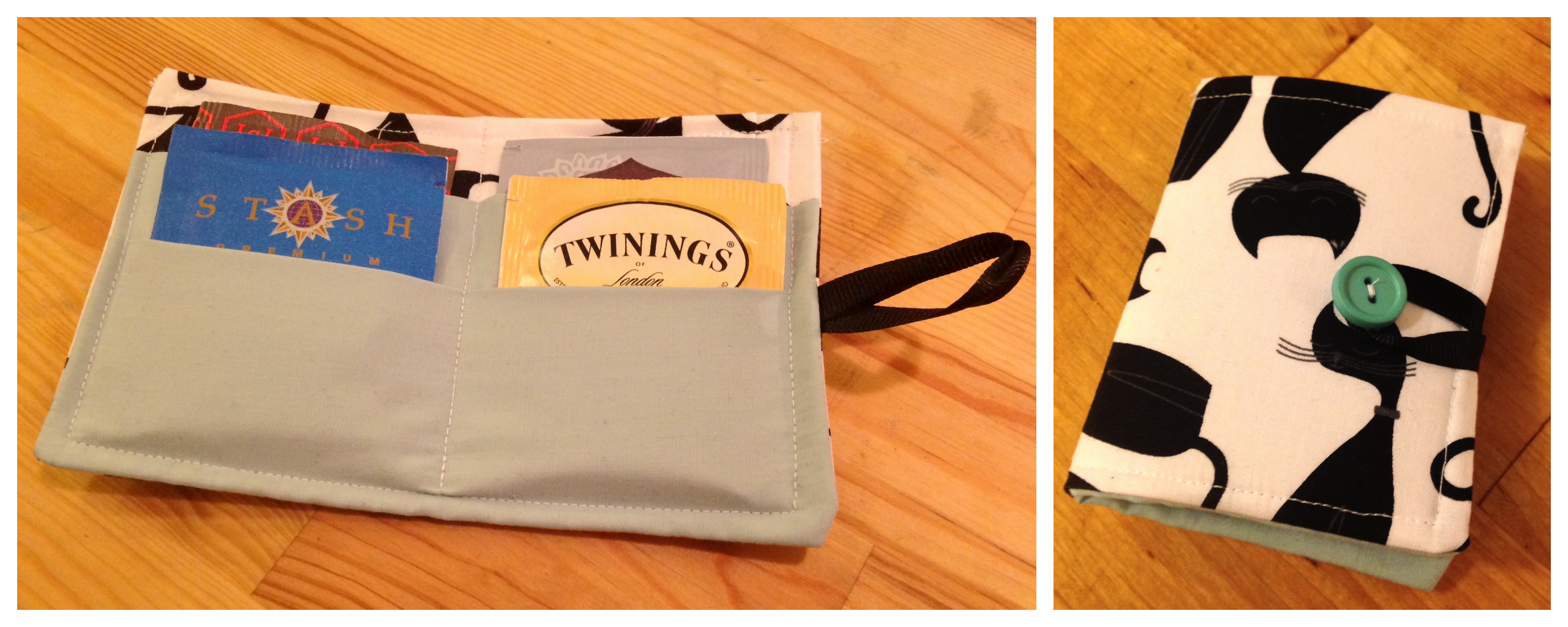 Homespun Love: Make a Handy and Cute Tea Wallet | Autostraddle