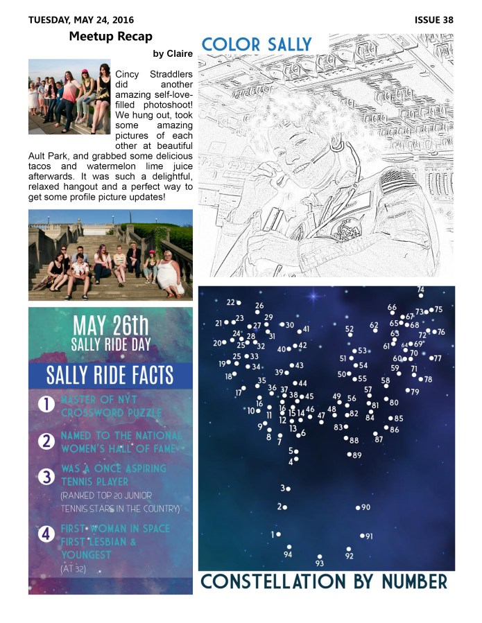The A+ Bee Issue Thirty-Eight: Ride Sally Ride | Autostraddle