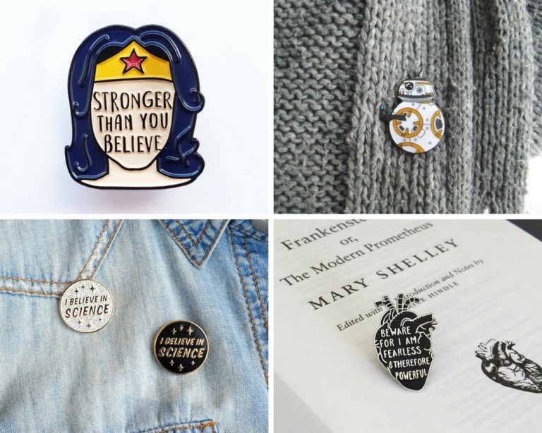 Relevant To Your Interests: Nerd Your Denim Jacket with Enamel Pins ...