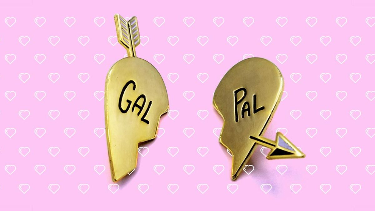 "Gal Pal" Heart Pin Set: A Perfect Valentine's Gift for Every Imperfect ...