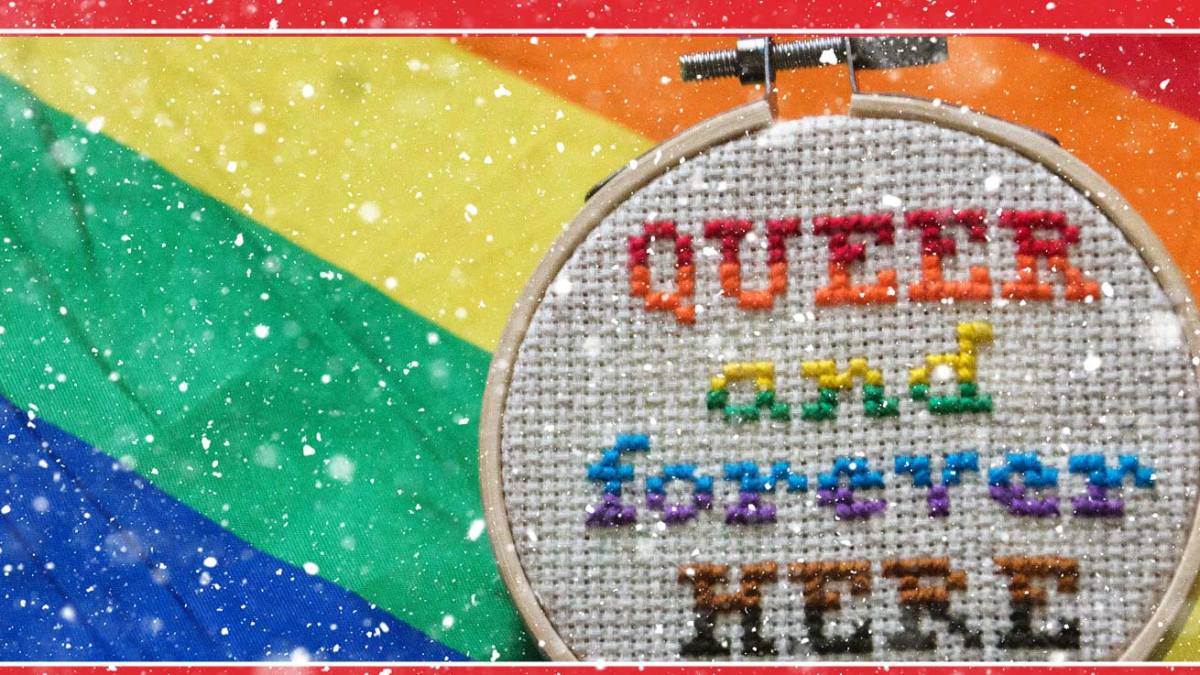 Get Cozy With This Custom Queer Cross Stitch Pattern | Autostraddle
