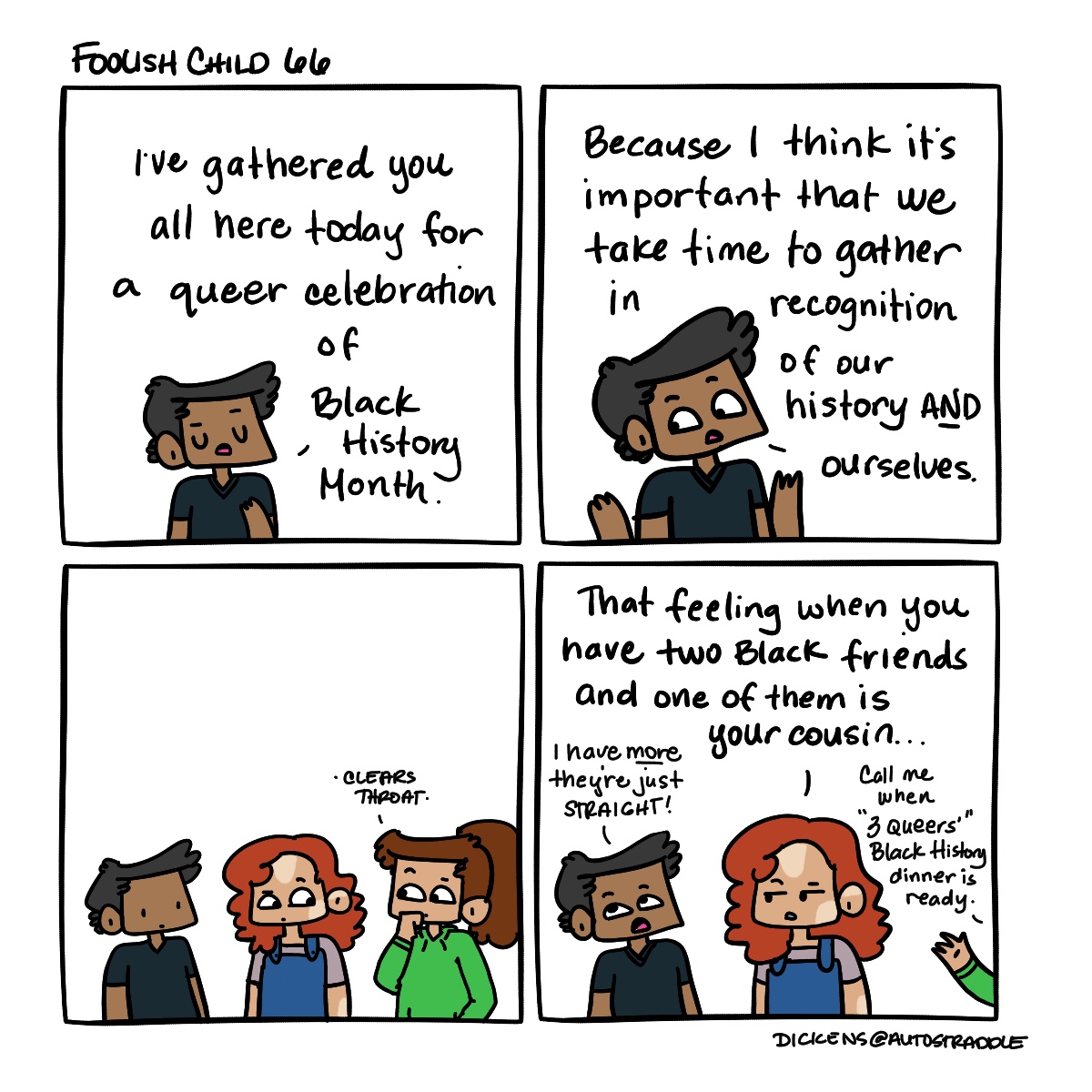 Foolish Child #66: Black History Month | Autostraddle