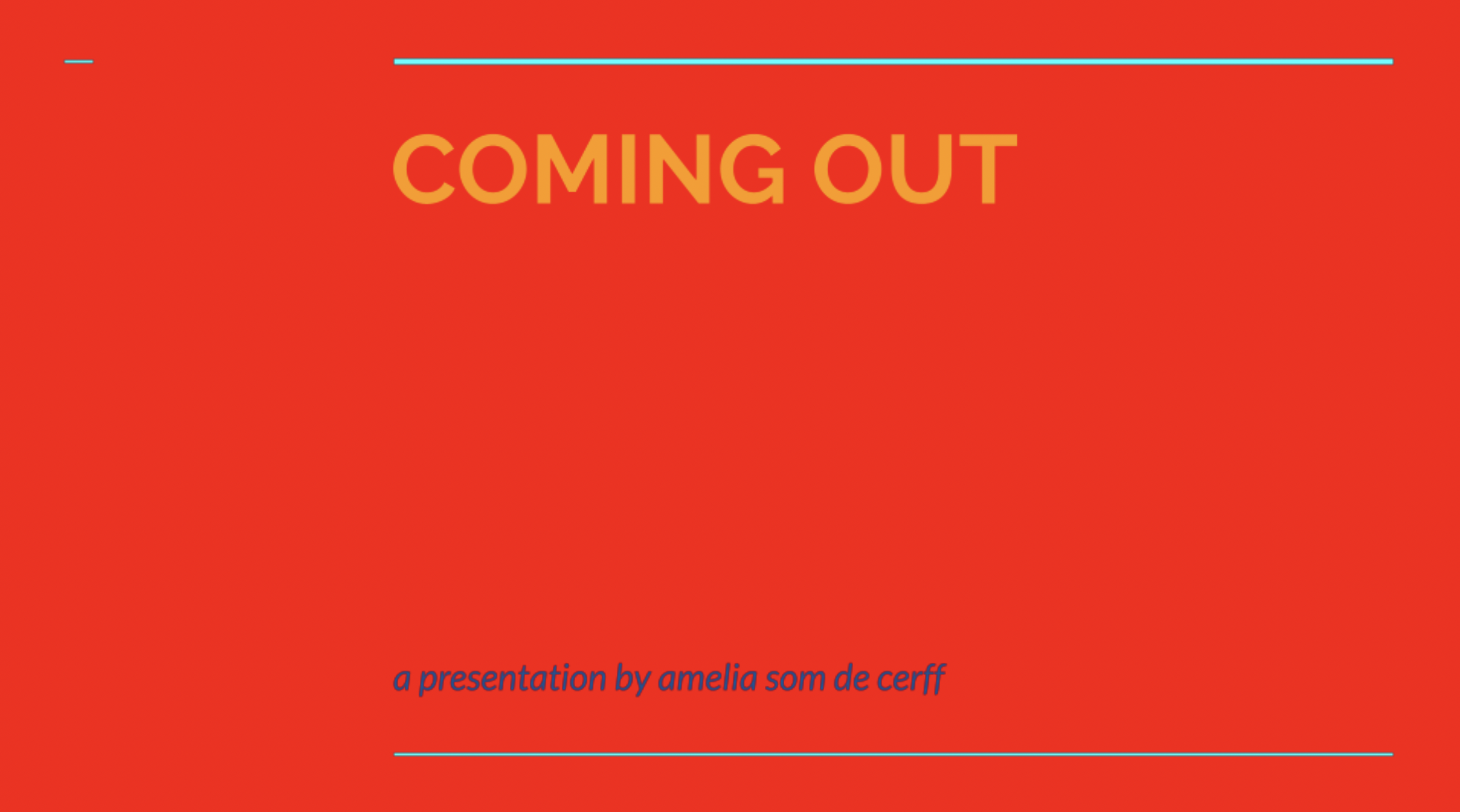 I Came Out to My Parents Using a Slide Show, And So Can You! | Autostraddle