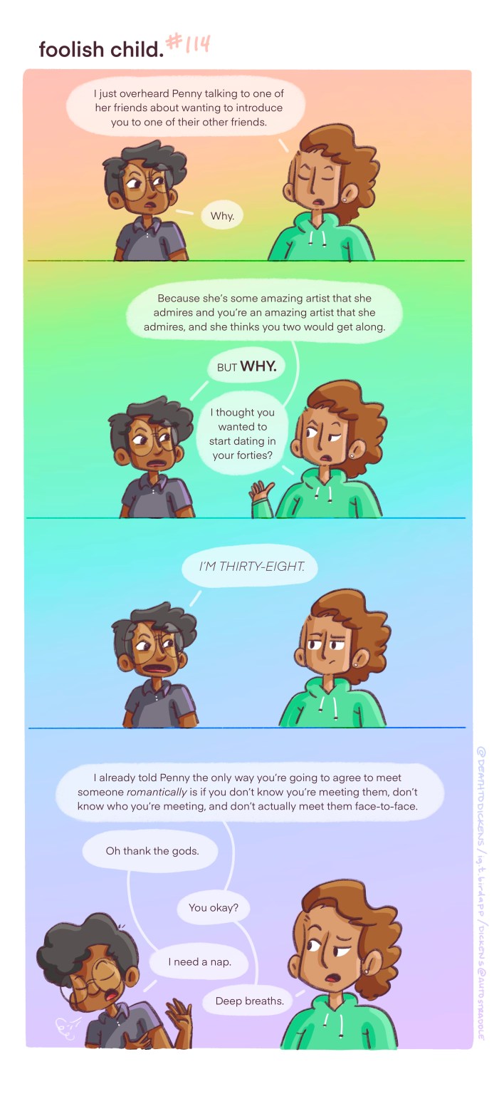 Foolish Child #114: Meet Cute | Autostraddle