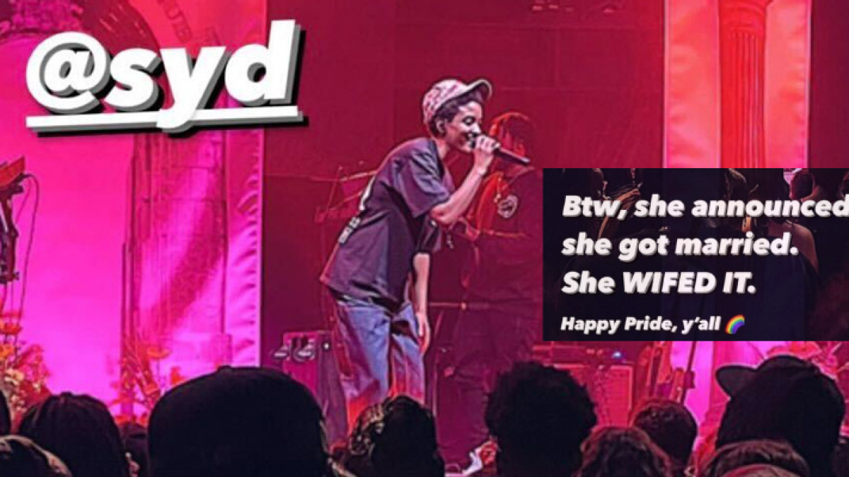 Syd Announces Marriage on Stage at Concert in Boston | Autostraddle