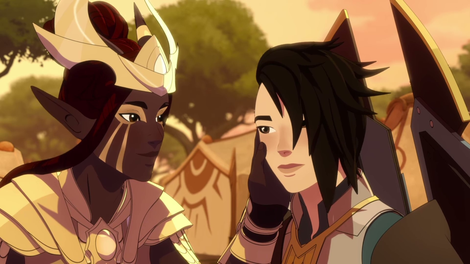 Queer Couple Janai and Amaya Get Even Cuter in "The Dragon Prince ...